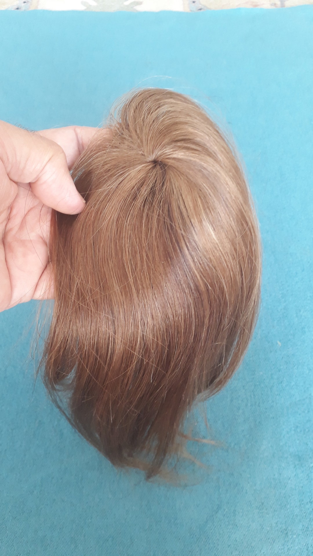 Human Hair Topper//hair Loss//cristmas Gift for Her//hair - Etsy