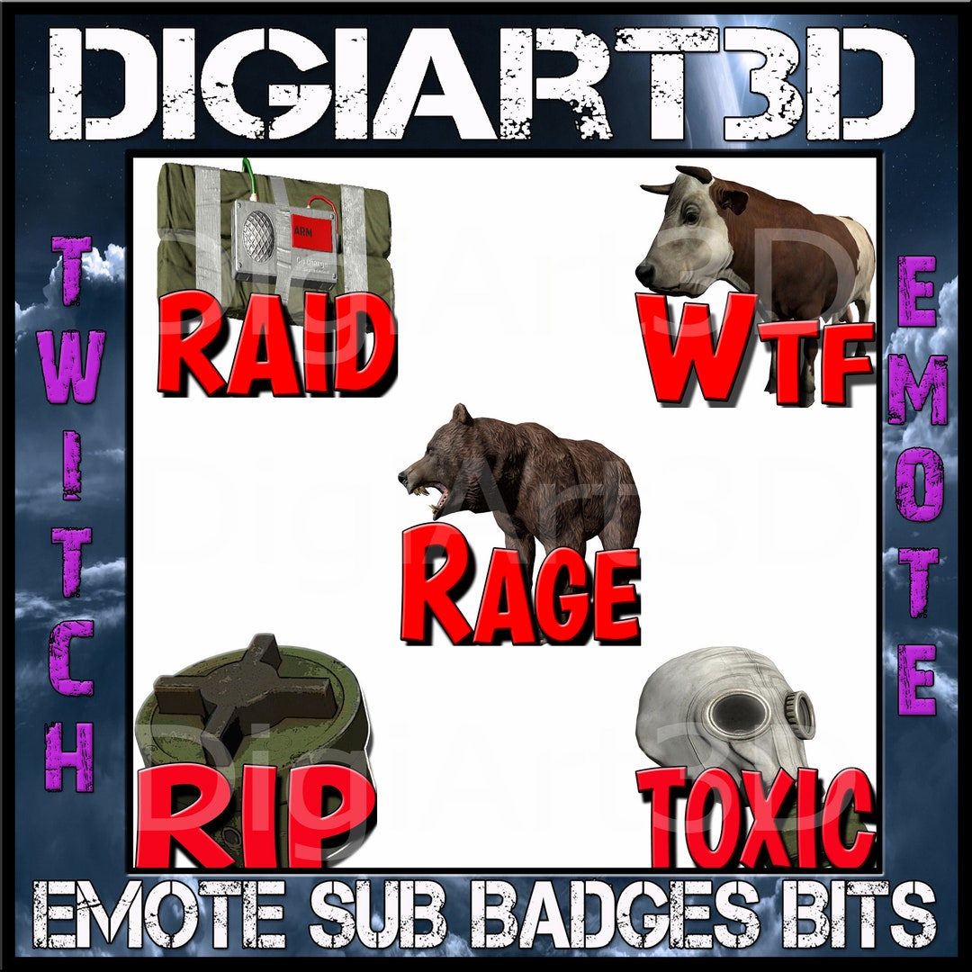 Twitch Emotes Dayz Emotes Dayz Emote Dayz Emotes Twitch - Etsy
