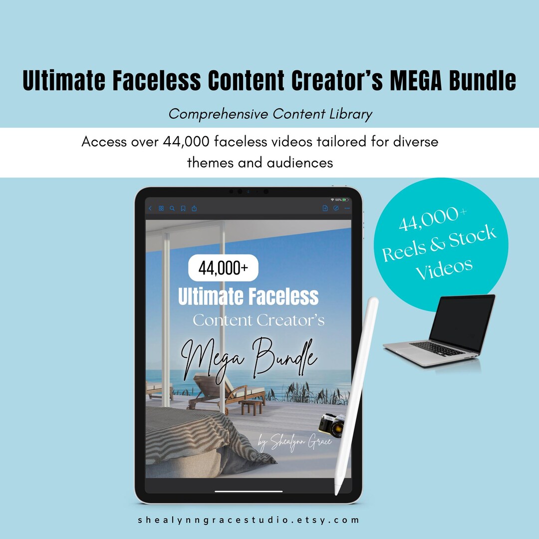 Faceless Mega Bundle | Melanin, Done-for-you, Luxury, Aesthetic Reels | Stock Videos | Passive ...