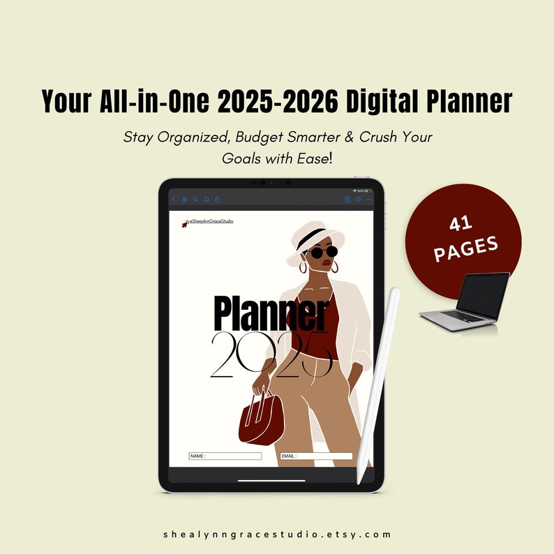2025-2026 Digital Planner | Budget Planner, To-do Lists and Notes ...