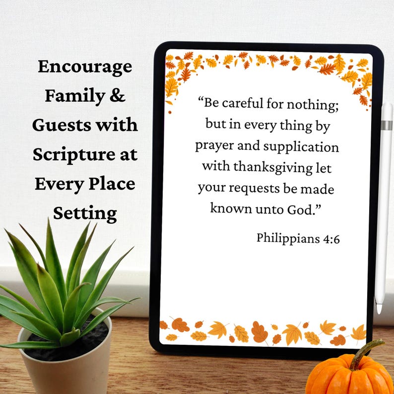 Thanksgiving Scripture Cards – Printable Gratitude Bible Verse Deck ...