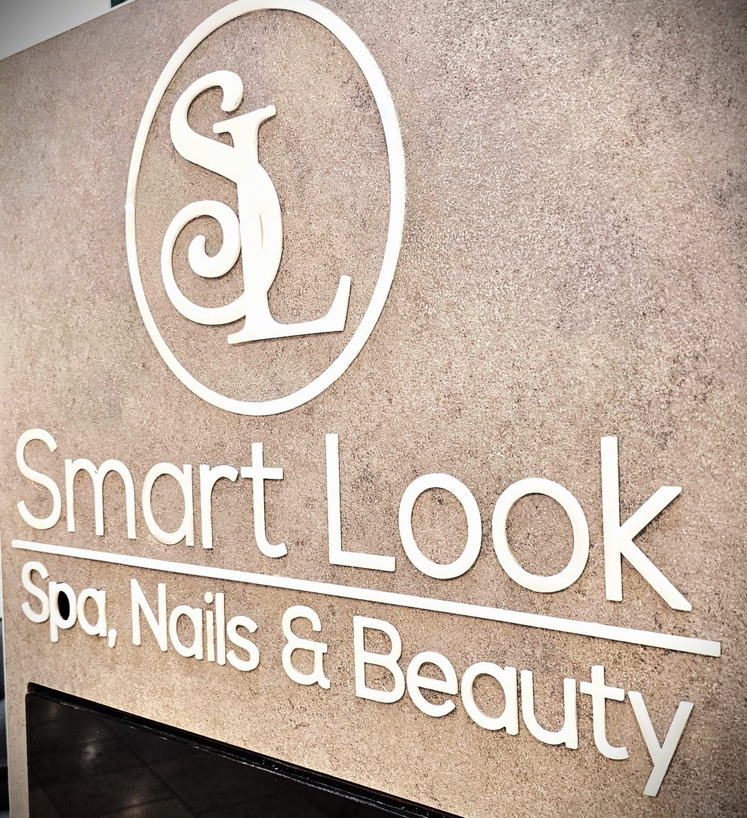 Acrylic Lettering, Company Signs, Office Wall Sign, Wall Logo, Beauty ...