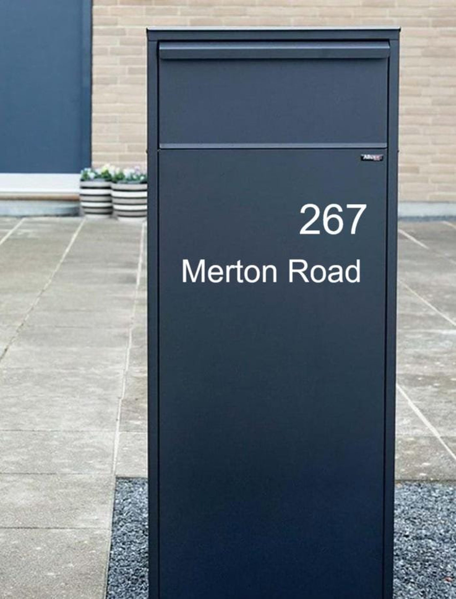 Personalised Extra Large Letter Box & Drop Parcel Box | Rear Parcel ...