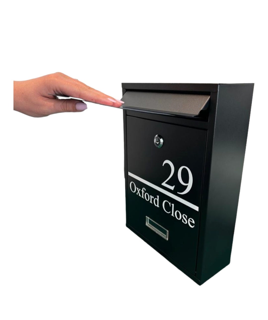 Steel Wall Mounted Modern Post Box, Mail Box Full Custom Address - Etsy