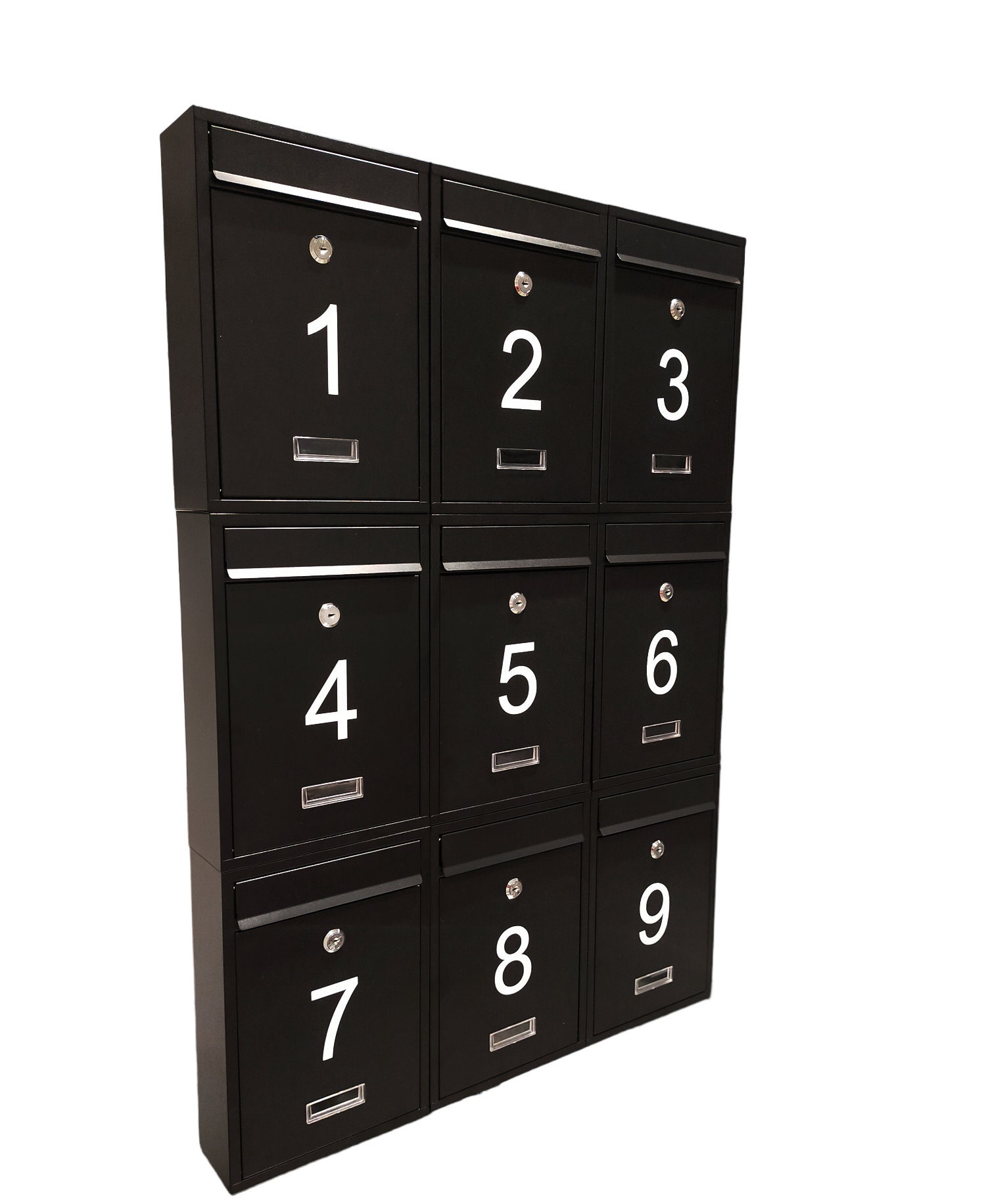 Steel Wall Mounted Modern Post Box, Mail Box Full Custom Address - Etsy UK