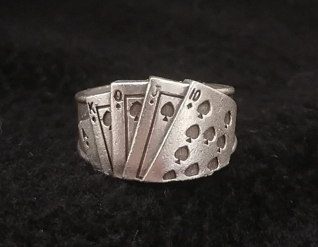 Playing Cards Ring Women's Ring Men's Ring Unisex Ring Playing Cards ...