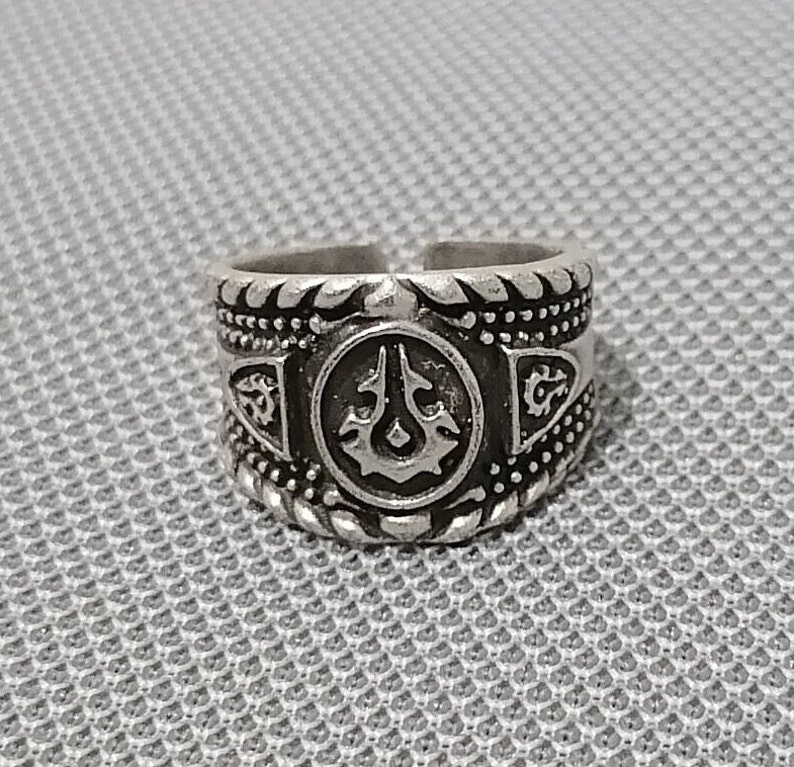 World of Warcraft Horde Symbol Ring Gift Ring Men Women Ring Adjustable ...