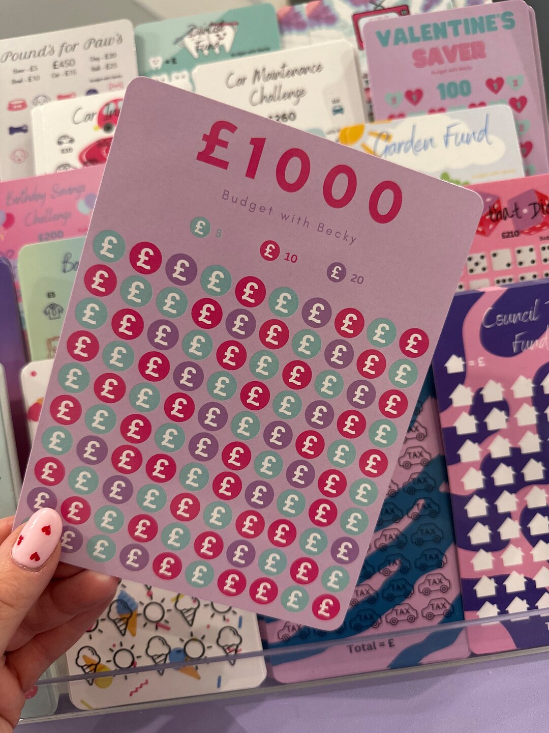 1000 Pound Savings Challenge | Savings | Cash Envelope | Challenge ...