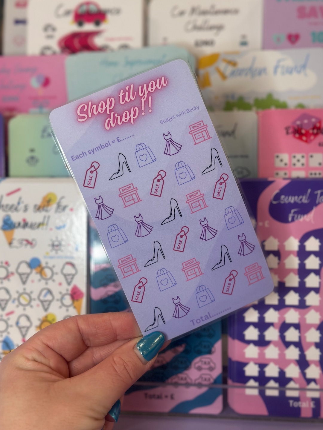 Shop Til You Drop | Savings | Cash Envelope | Challenge | Cash Stuffing ...