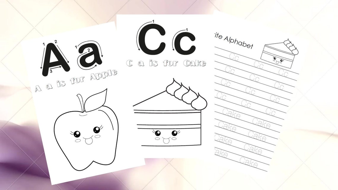 Printable PDF Worksheets for Children's Fun Development and Learning - Etsy