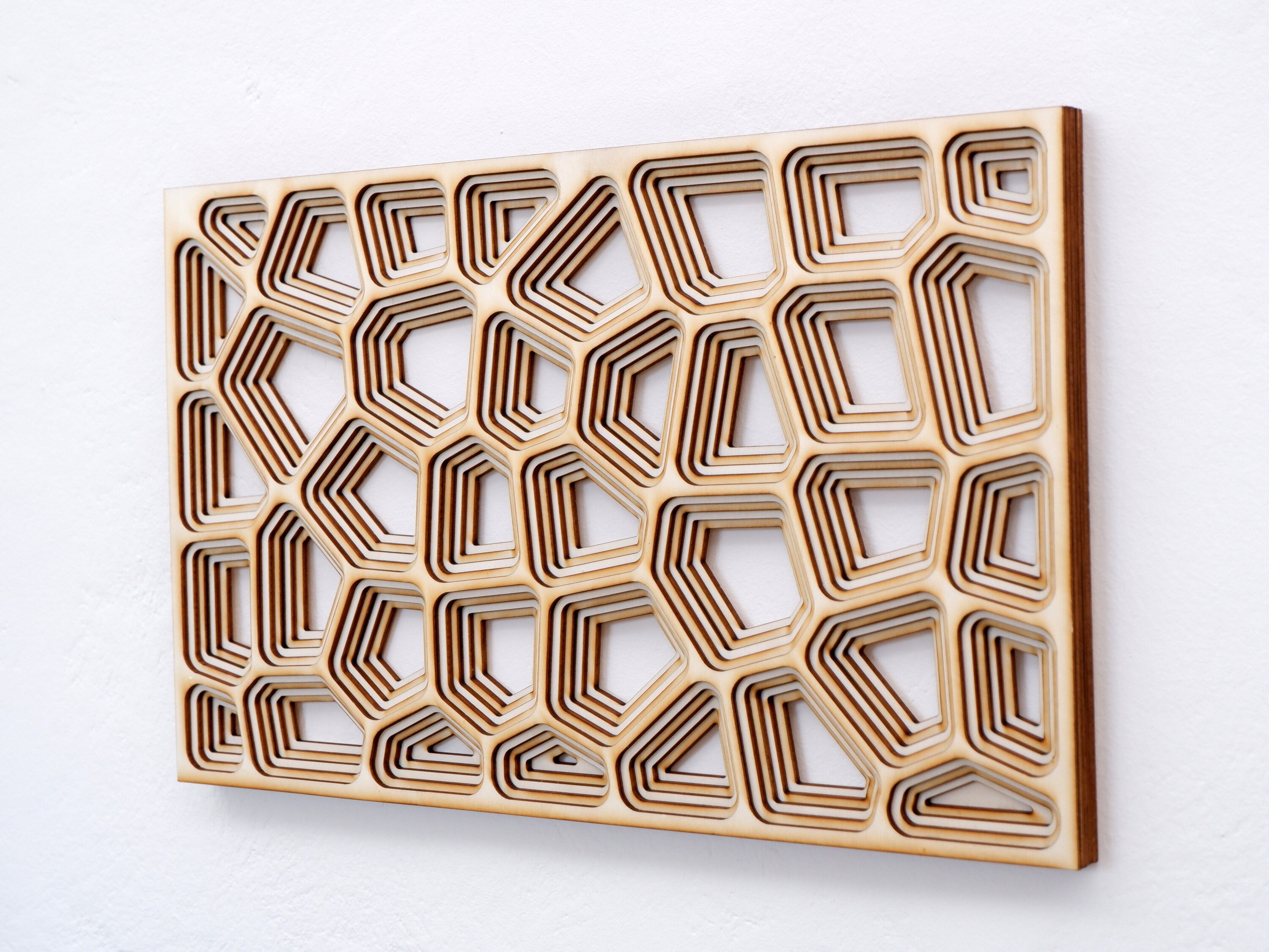 Digital File - Layered Wall Panel - Decorative Geometric Multilayer ...