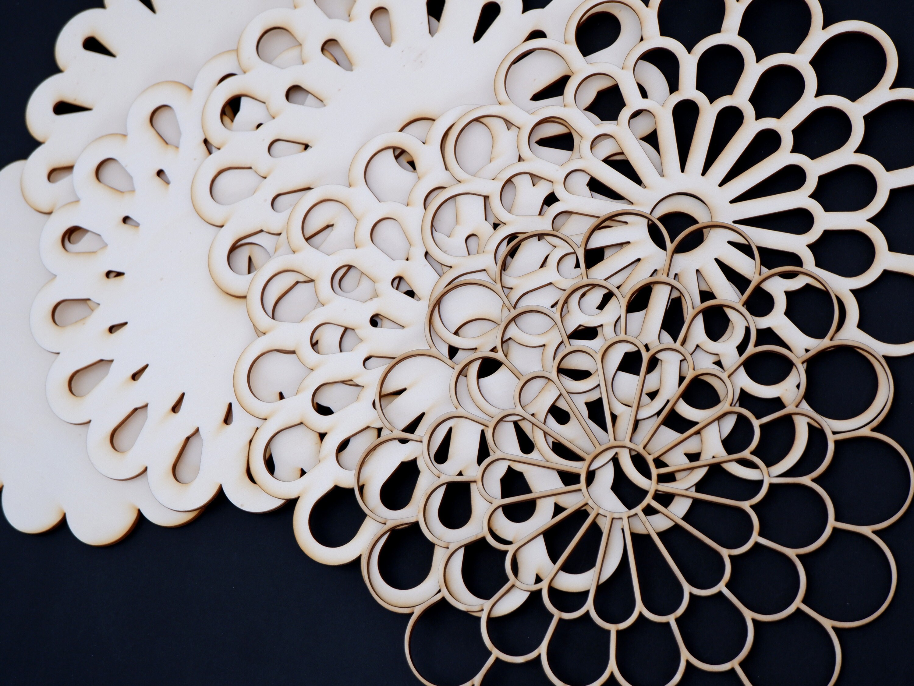Layered Flower Mandala Laser Cut File – 3D Wall Art (digital Download ...