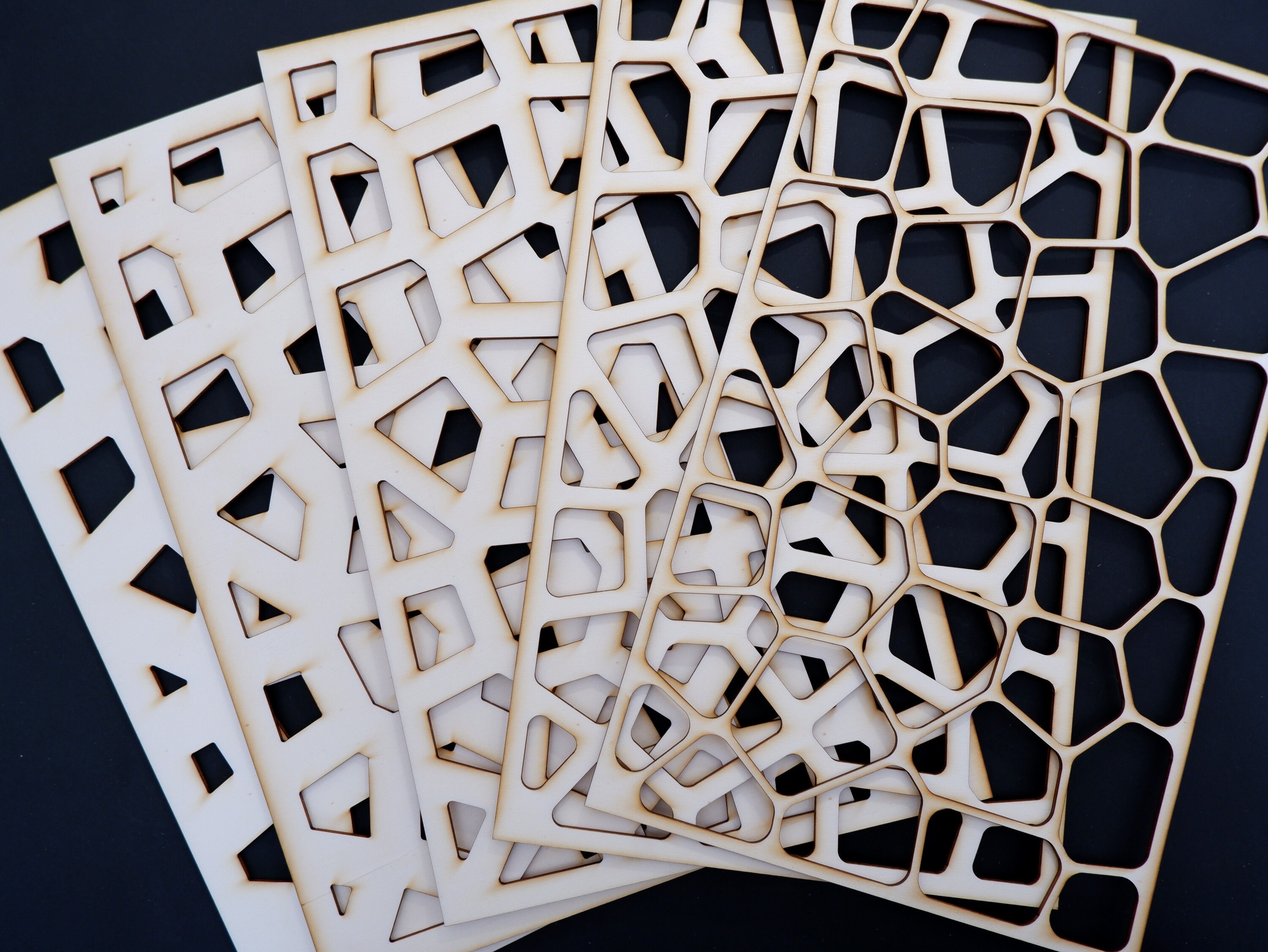 Digital File Layered Wall Panel Decorative Geometric Multilayer Design ...