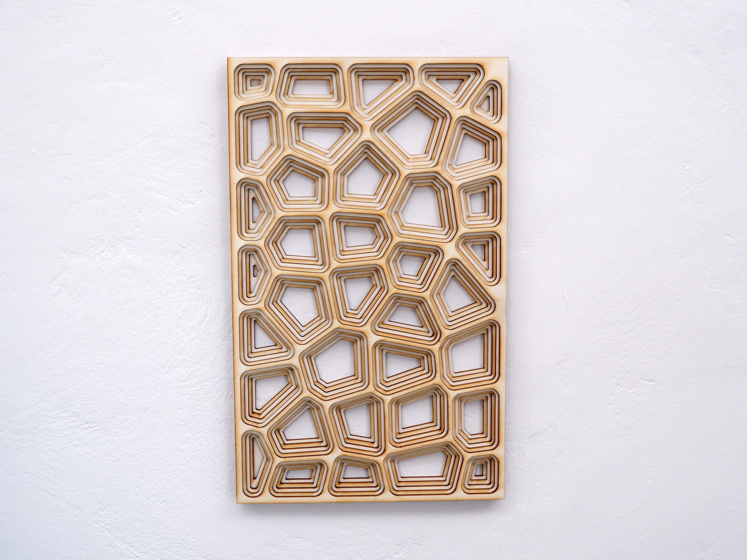 Digital File Layered Wall Panel Decorative Geometric Multilayer Design ...