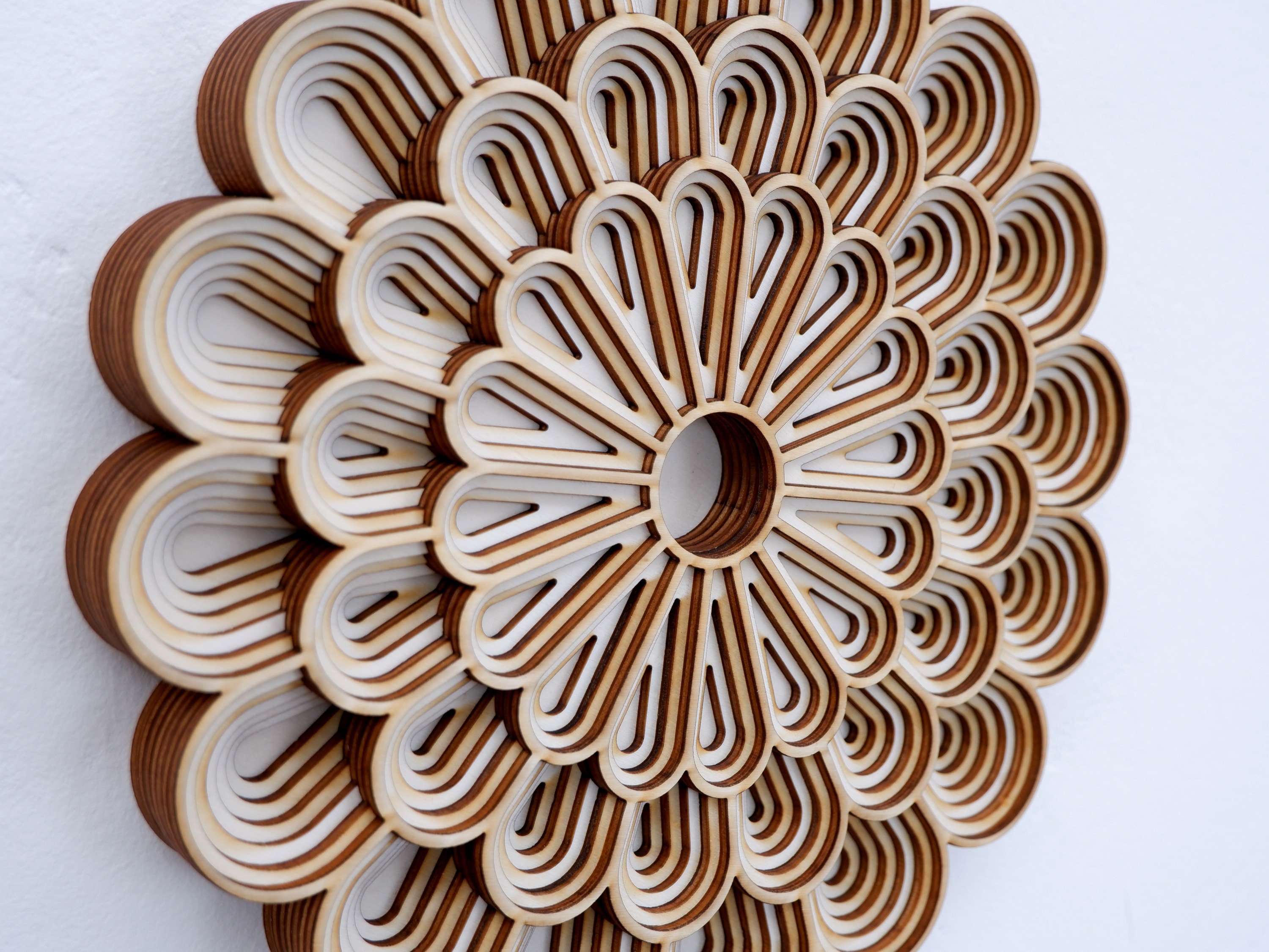 Layered Flower Mandala Laser Cut File – 3D Wall Art (digital Download ...