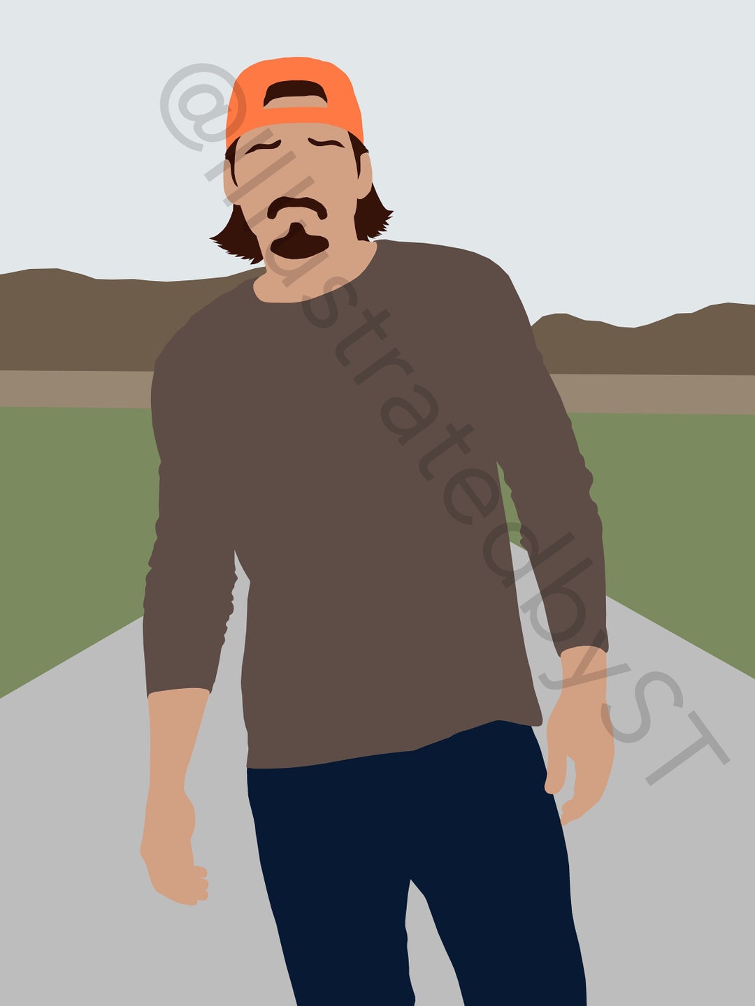 Morgan Wallen Digital Print - Etsy