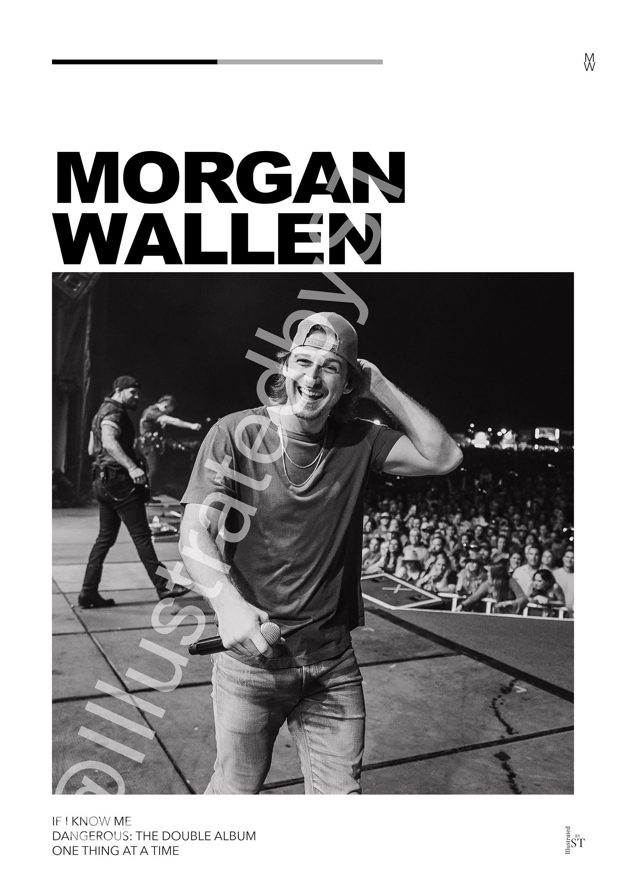 Morgan Wallen Digital Print - Etsy