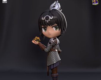 Baldur's Gate 3 Karlach Statue 3D Printed Gift for Gamer Handmade Gift ...