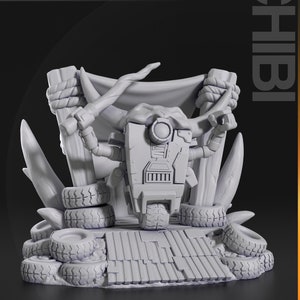 Borderlands Chibi Claptrap Statue 3D Printed Gift for Gamer Handmade ...