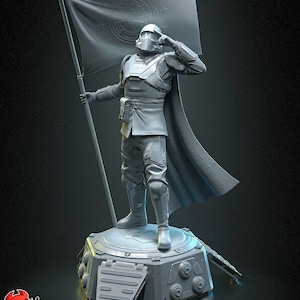 Helldivers 2 Helldiver Statue 3D Printed Gift for Gamer Handmade Gift ...