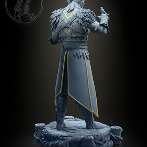 Baldur's Gate 3 Halsin Statue Gift for Gamer Hand Painted Dnd BG3 ...
