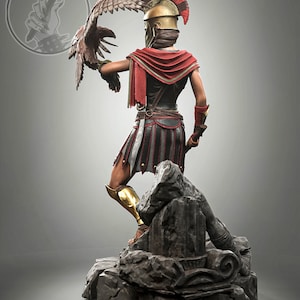 Kassandra Statue 3D Printed | Gift for Gamer | Hand Painted | Odyssey ...