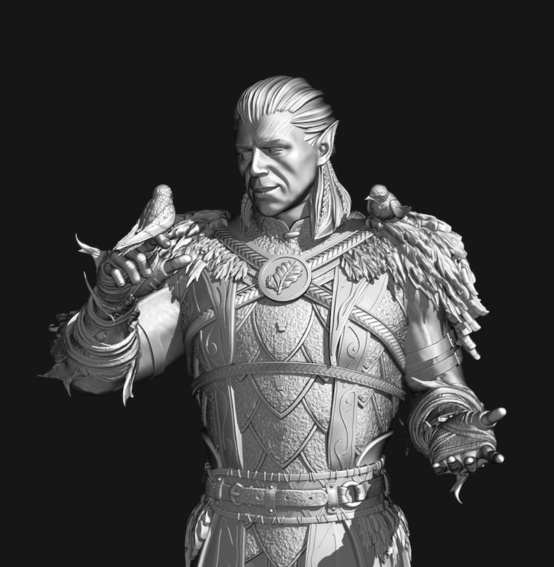 Baldur's Gate 3 Halsin Statue - Etsy