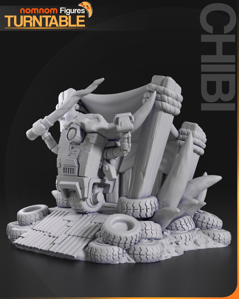 Borderlands Chibi Claptrap Statue 3D Printed Gift for Gamer Handmade ...