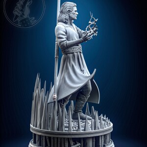 Gale Statue 3D Printed | Gift for Gamer | DND | BG3 Figure | Handmade ...