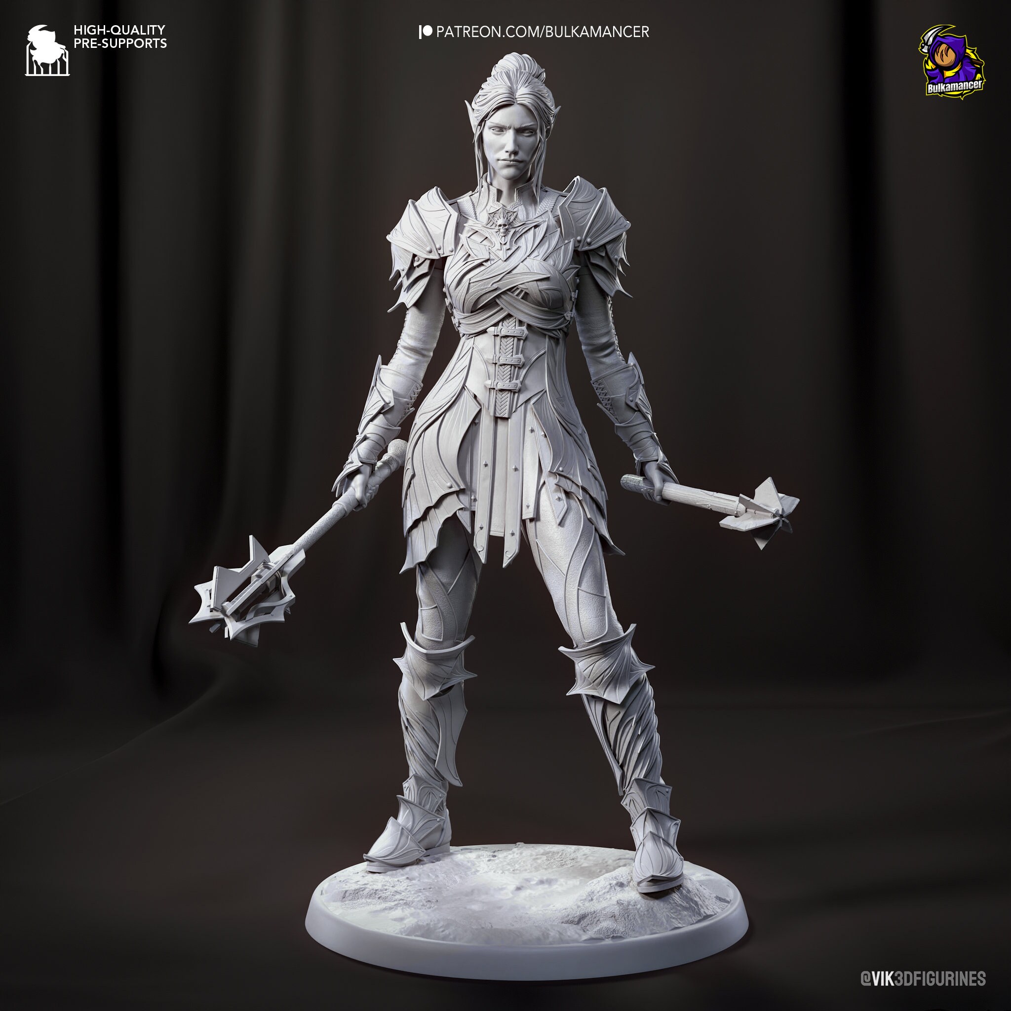 Baldur's Gate 3 Minthara Statue 3D Printed Gift for Gamer Hand Painted ...
