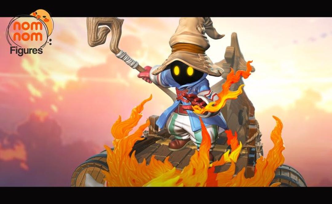 Vivi Statue 3D Printed Gift for Gamer Handmade Gift Resin Figure Hand ...