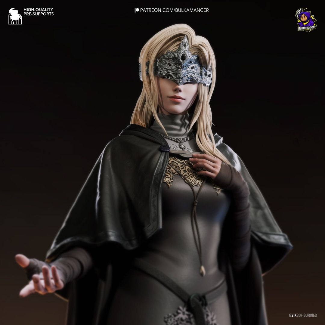 Fire Keeper Statue 3D Printed | Gift for Gamer | Handmade Gift | Resin ...