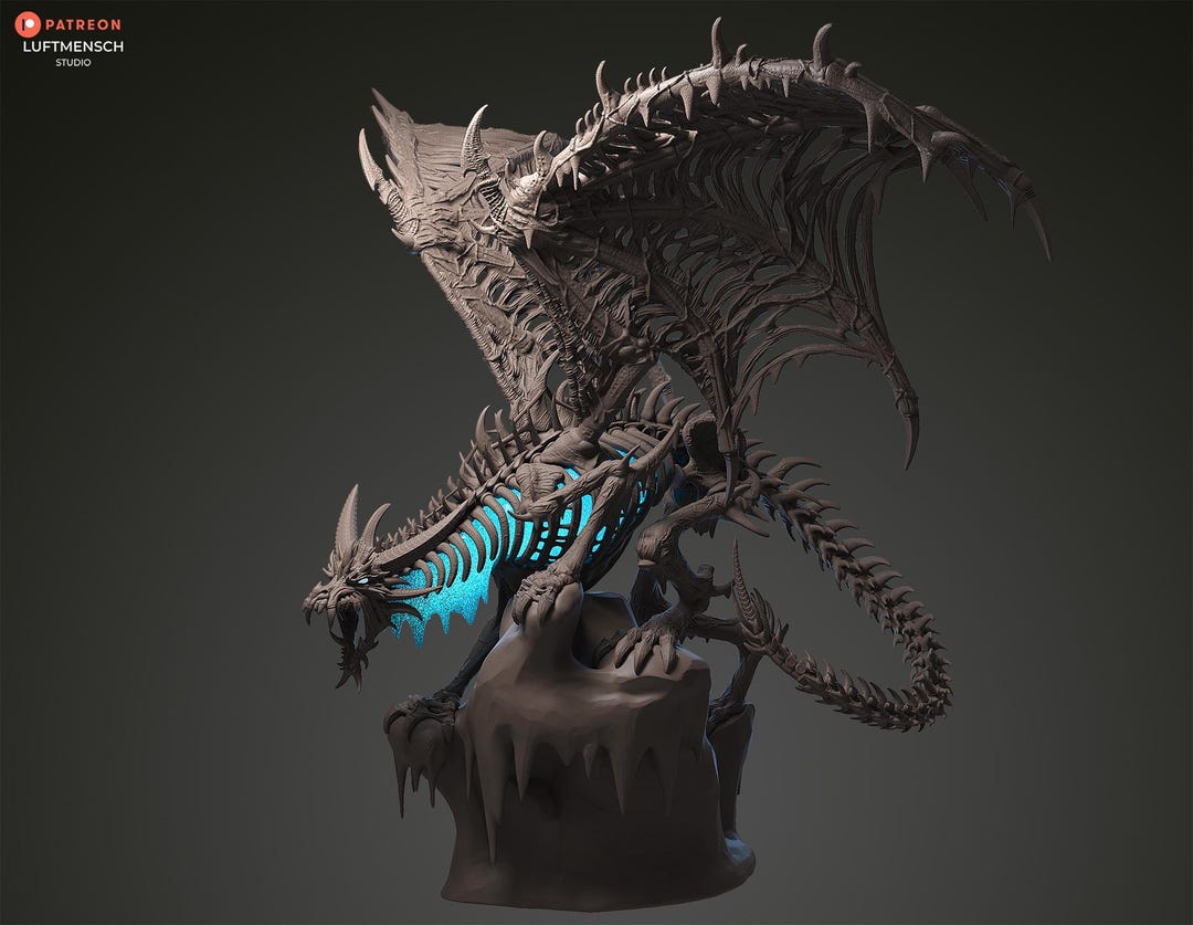 Sindragosa Statue 3D Printed | Gift for Gamer | Handmade Gift | Resin ...