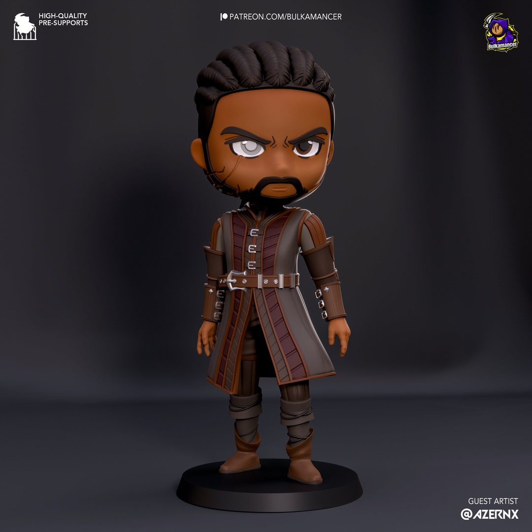 Chibi Wyll Statue 3D Printed | Gift for Gamer | Dnd | BG3 Figure ...