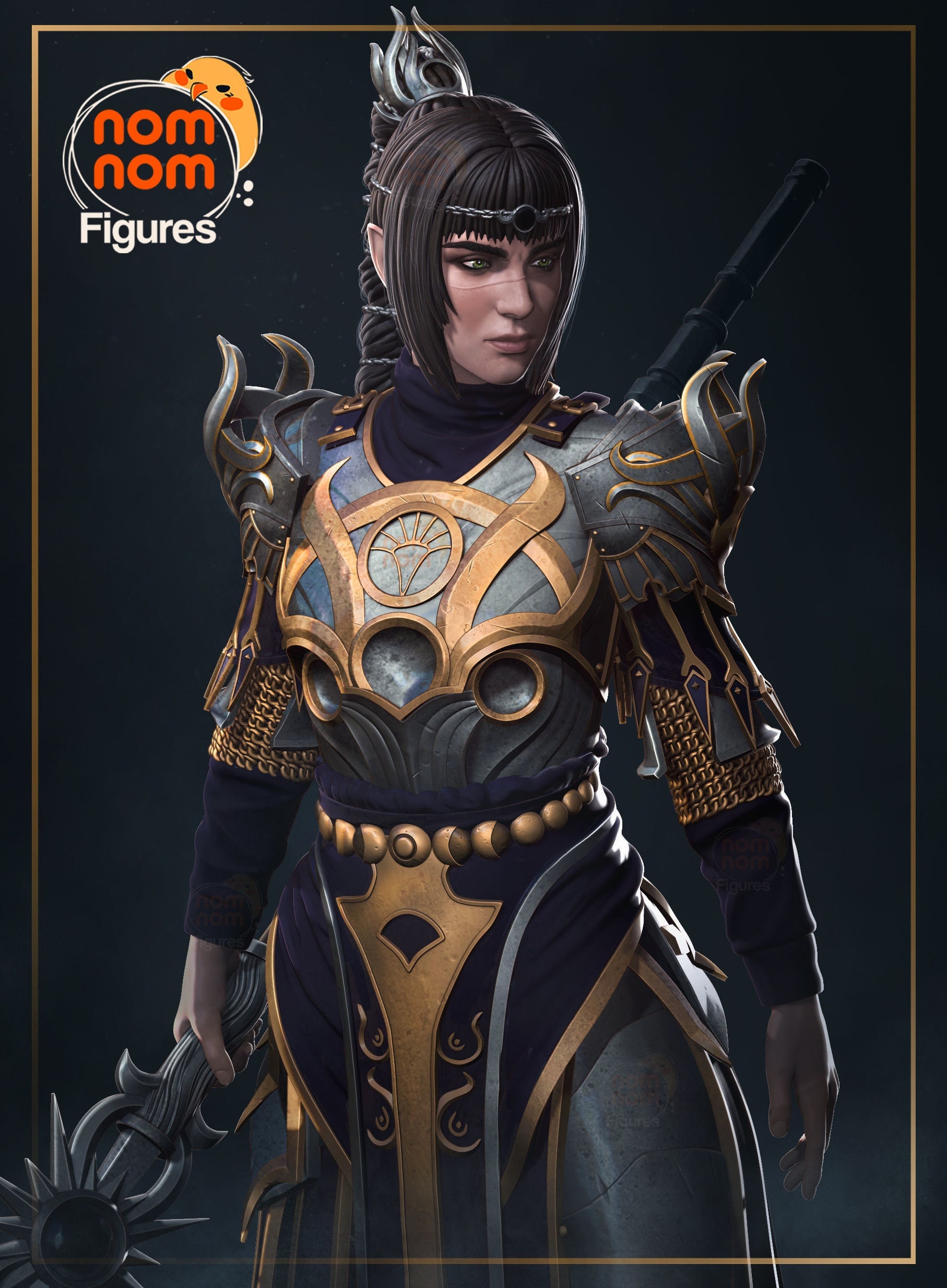 Baldur's Gate 3 Shadowheart Statue 3D Printed Gift for Gamer Handmade ...