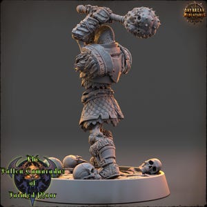 Undead Barbarian Miniature Dnd RPG Minis Tabletop Gaming 3D Printed ...