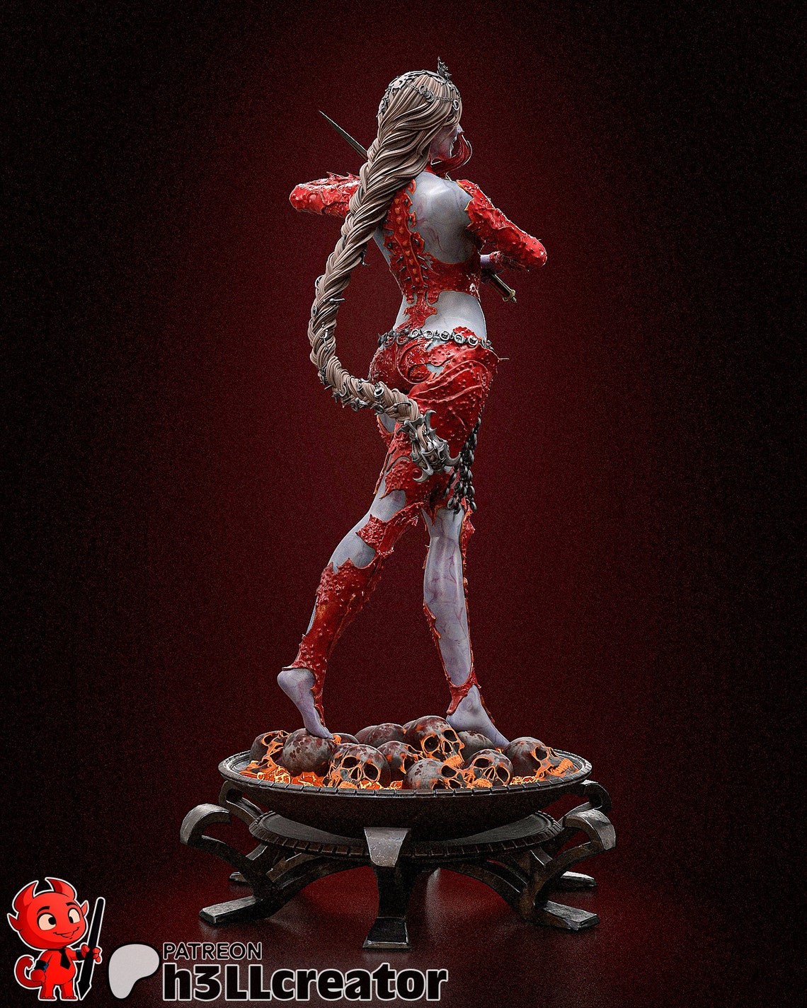 Orin Statue 3D Printed | Gift for Gamer | Dnd | BG3 Figure | Handmade ...