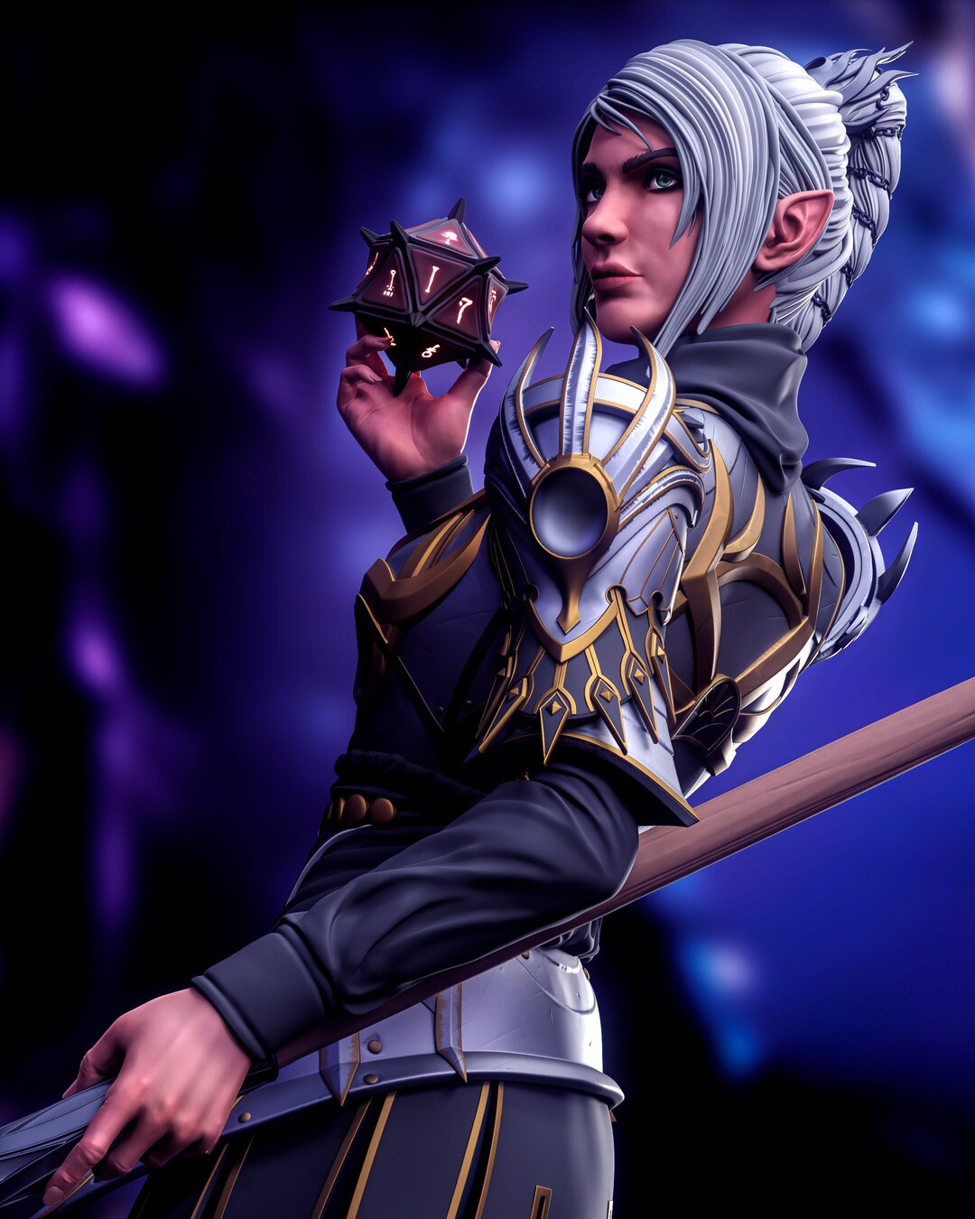 Shadowheart Statue 3D Printed | Gift for Gamer | Hand Painted | Dnd ...