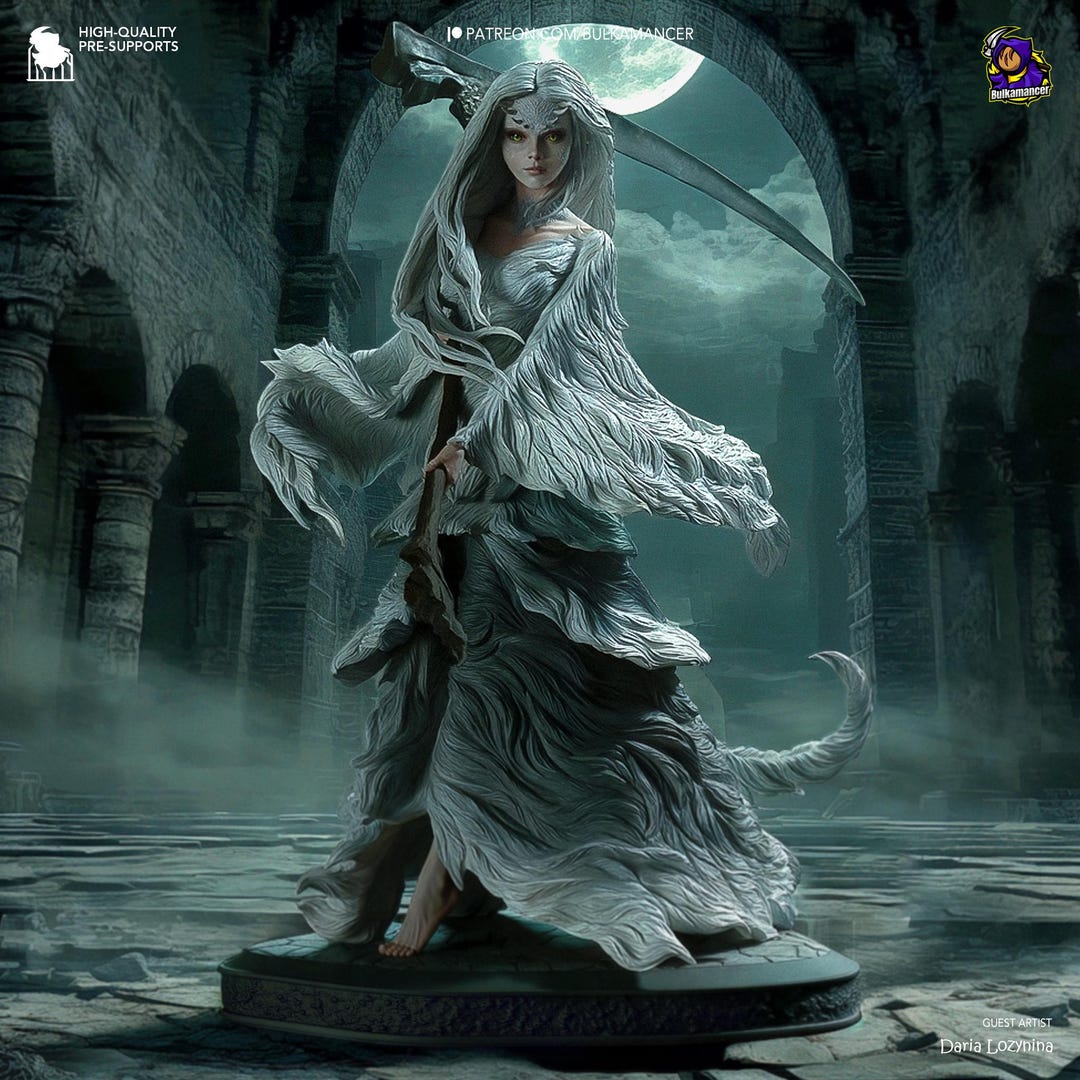 Crossbreed Priscilla Statue 3D Printed Gift for Gamer Resin Figure ...