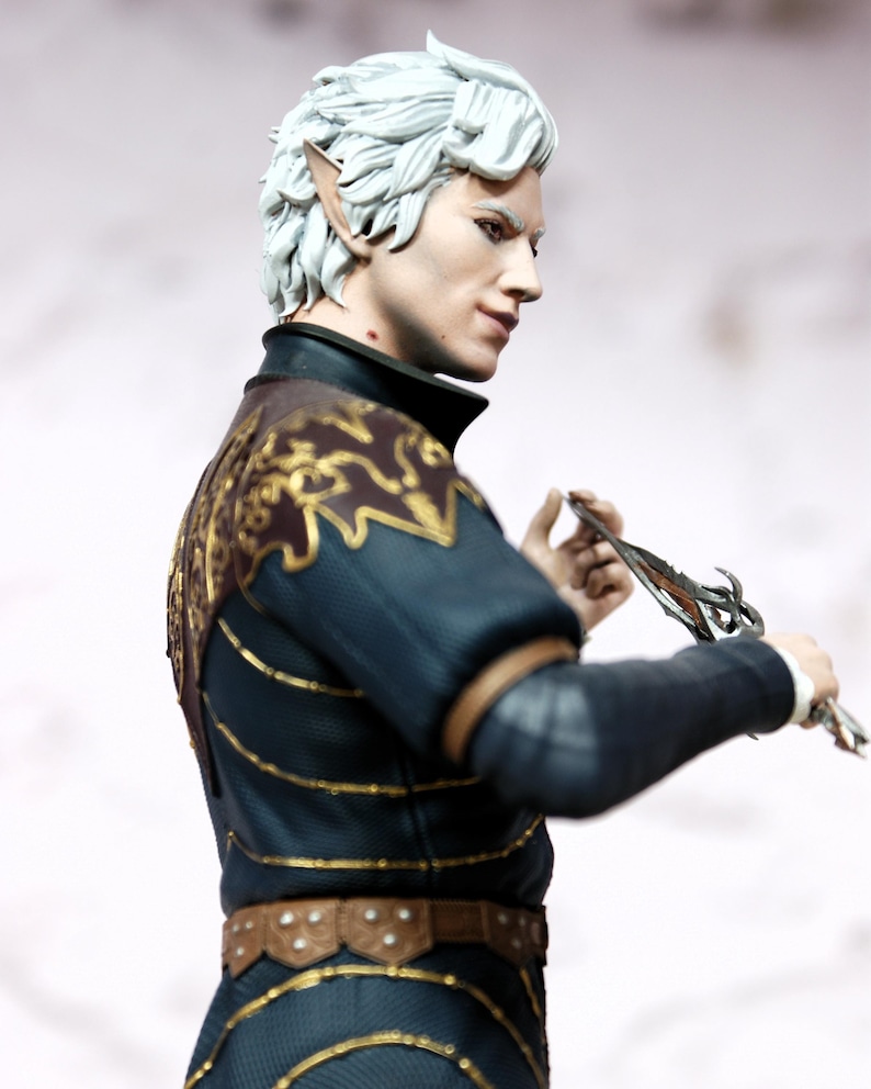 Astarion Figurine 3D Printed | Gift for Gamer | Hand Painted | Dnd ...