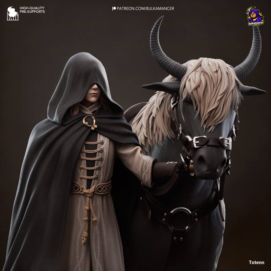 Elden Ring Melina Statue 3D Printed Gift for Gamer Handmade Gift Resin ...