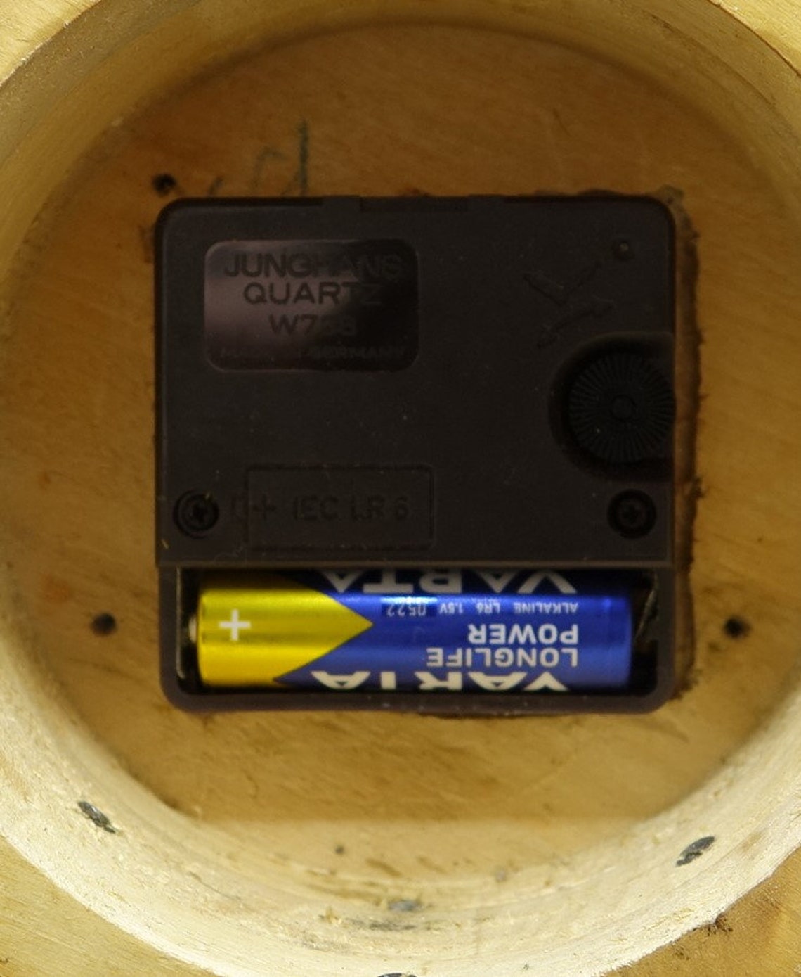 Vintage Wood MAUTHE Clock Body With JUNGHANS Quartz W738. - Etsy