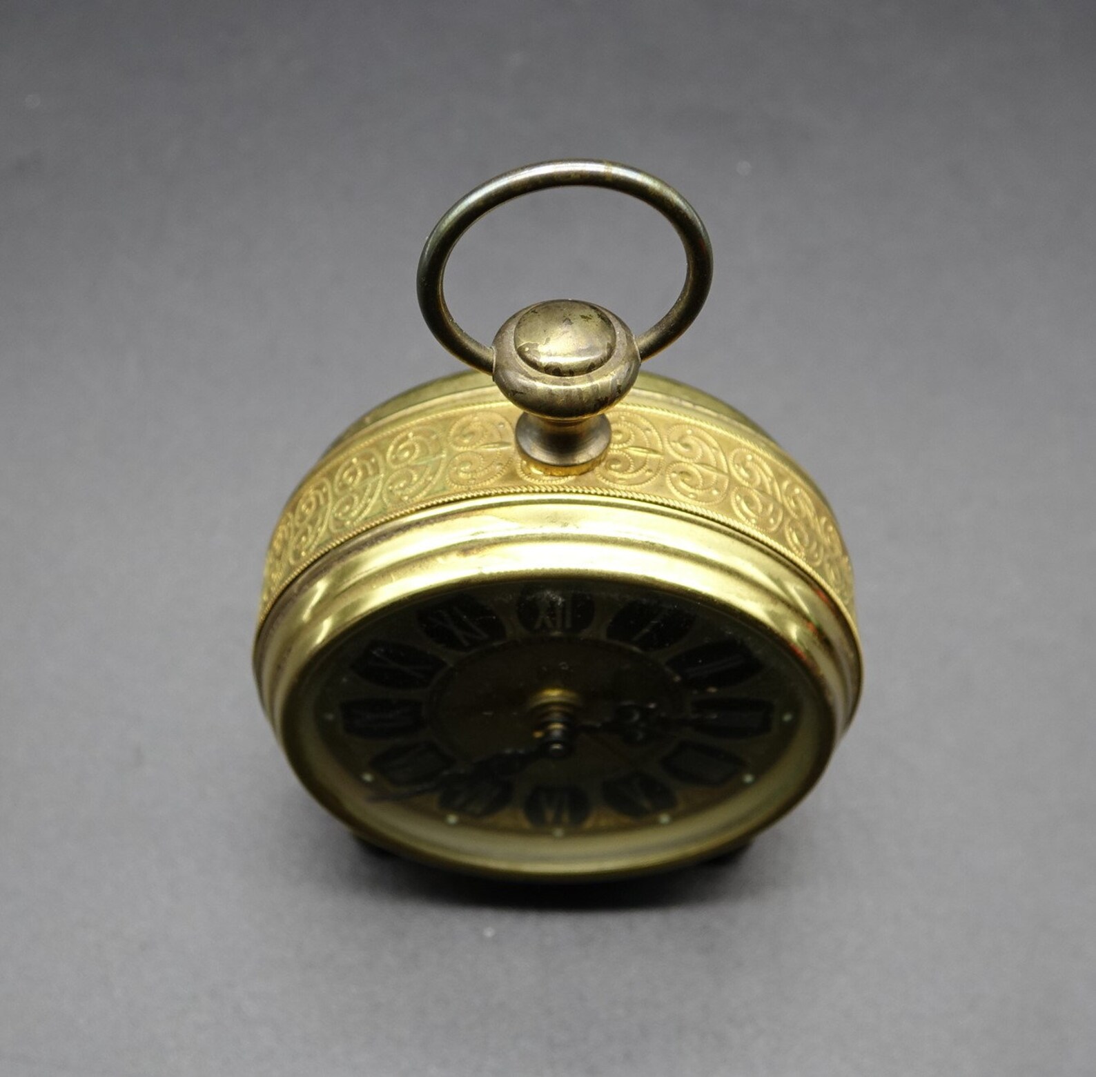 Vintage Brass BADUF West Germany Alarm Clock. Mechanical Alarm Clock by ...