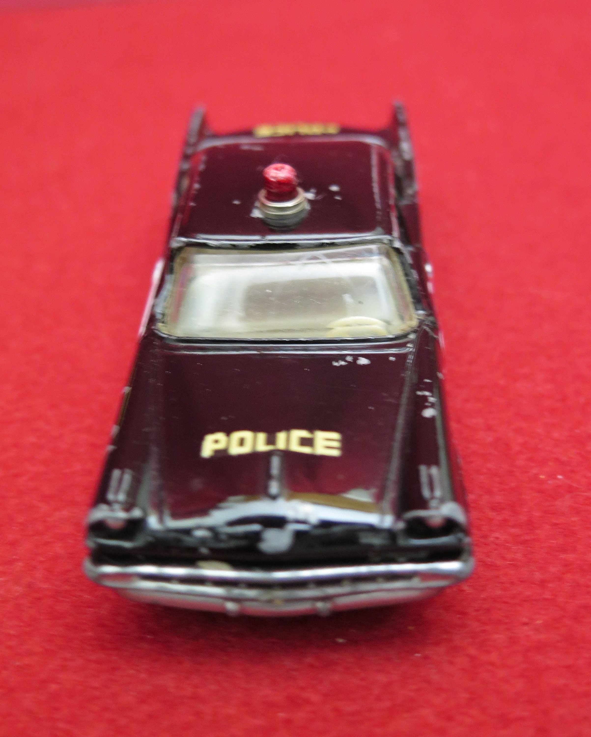 Vintage Police Toy Car 258 by DINKY TOYS. the Ford Sedan Car Prov Pat ...
