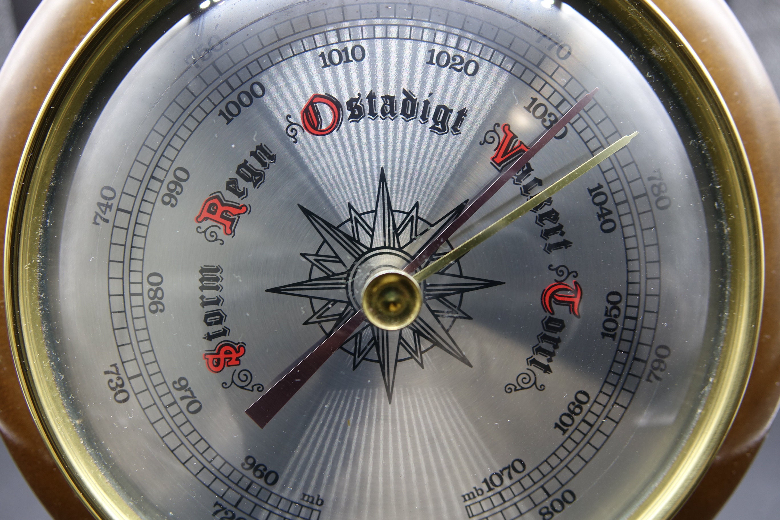 Vintage German Barometer. Made in West Germany Barometer for - Etsy