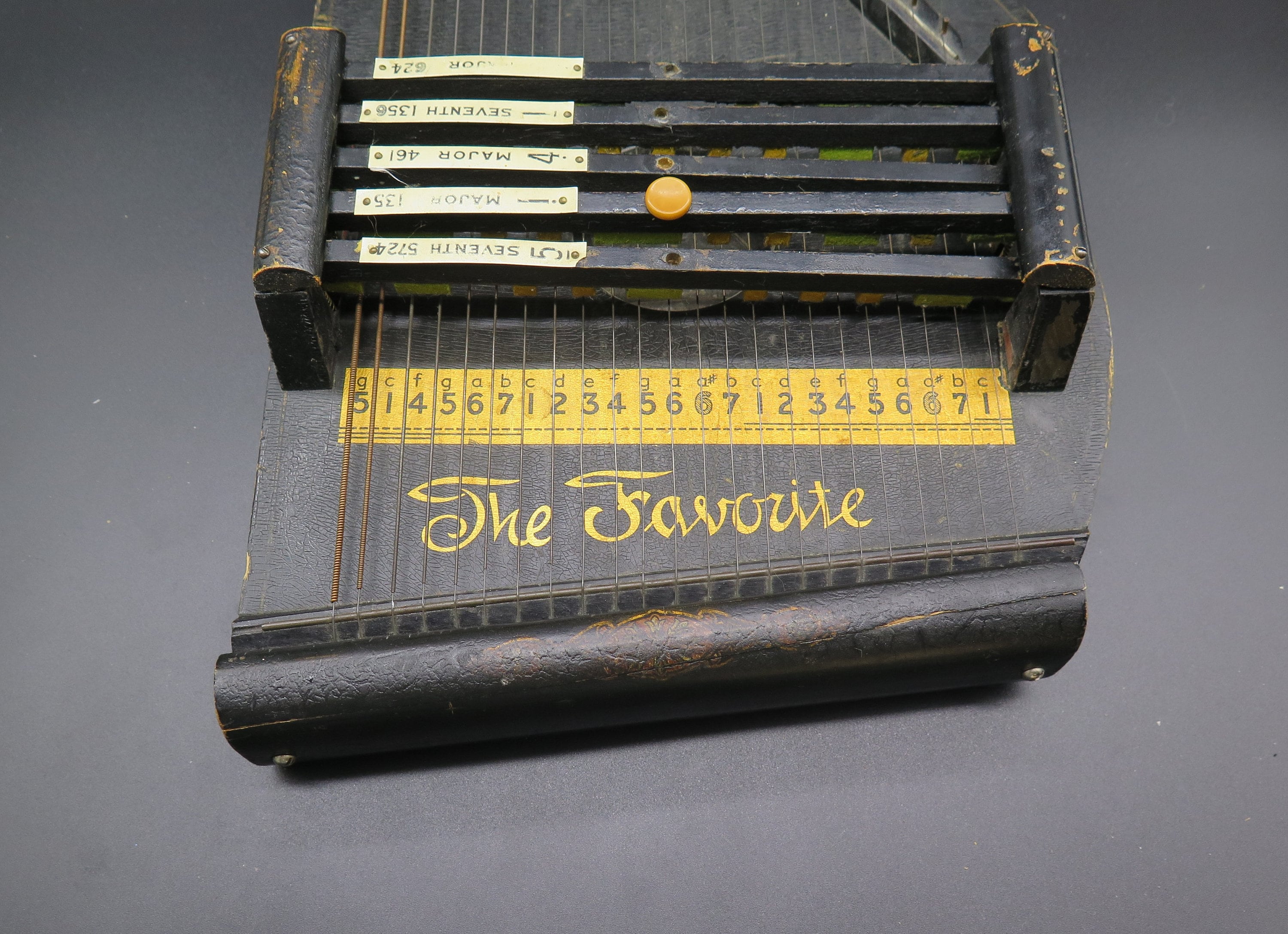 Vintage / Antique ZITHER the Favorite Autoharp. Zither Made in USA in ...