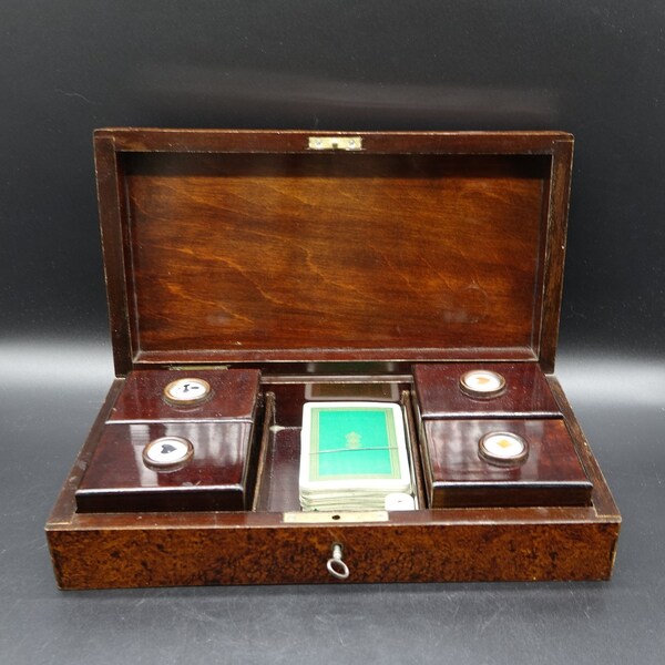 Wooden Poker Set Box - Etsy