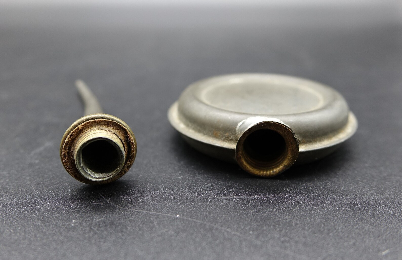 RARE Antique / Vintage Oiler / Oil Can / Oil Dispenser / Mechanic Metal ...