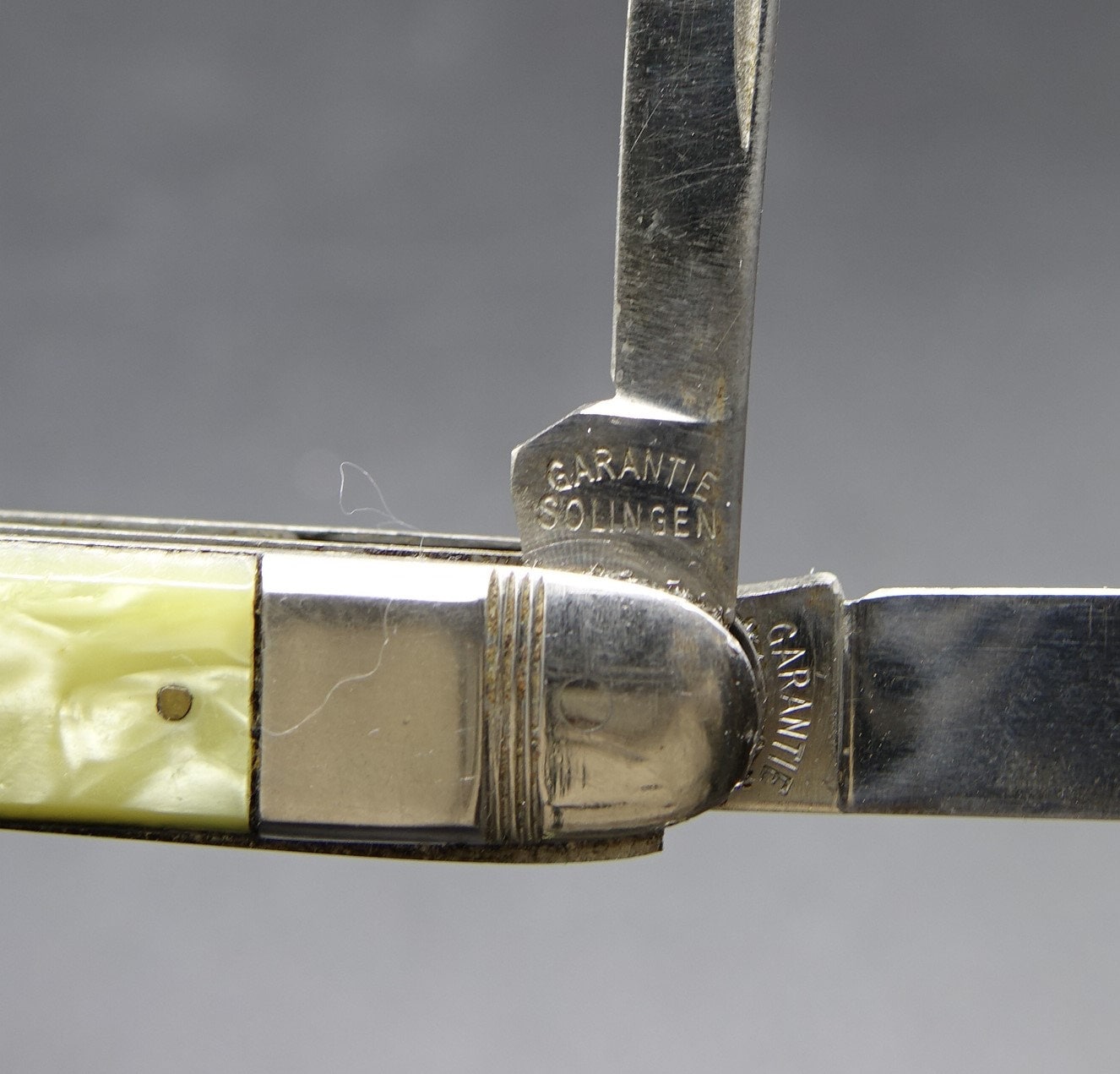 Vintage SOLINGEN Pocket Knife. Signed GARANTIE SOLINGEN 3 Tools Pocket ...