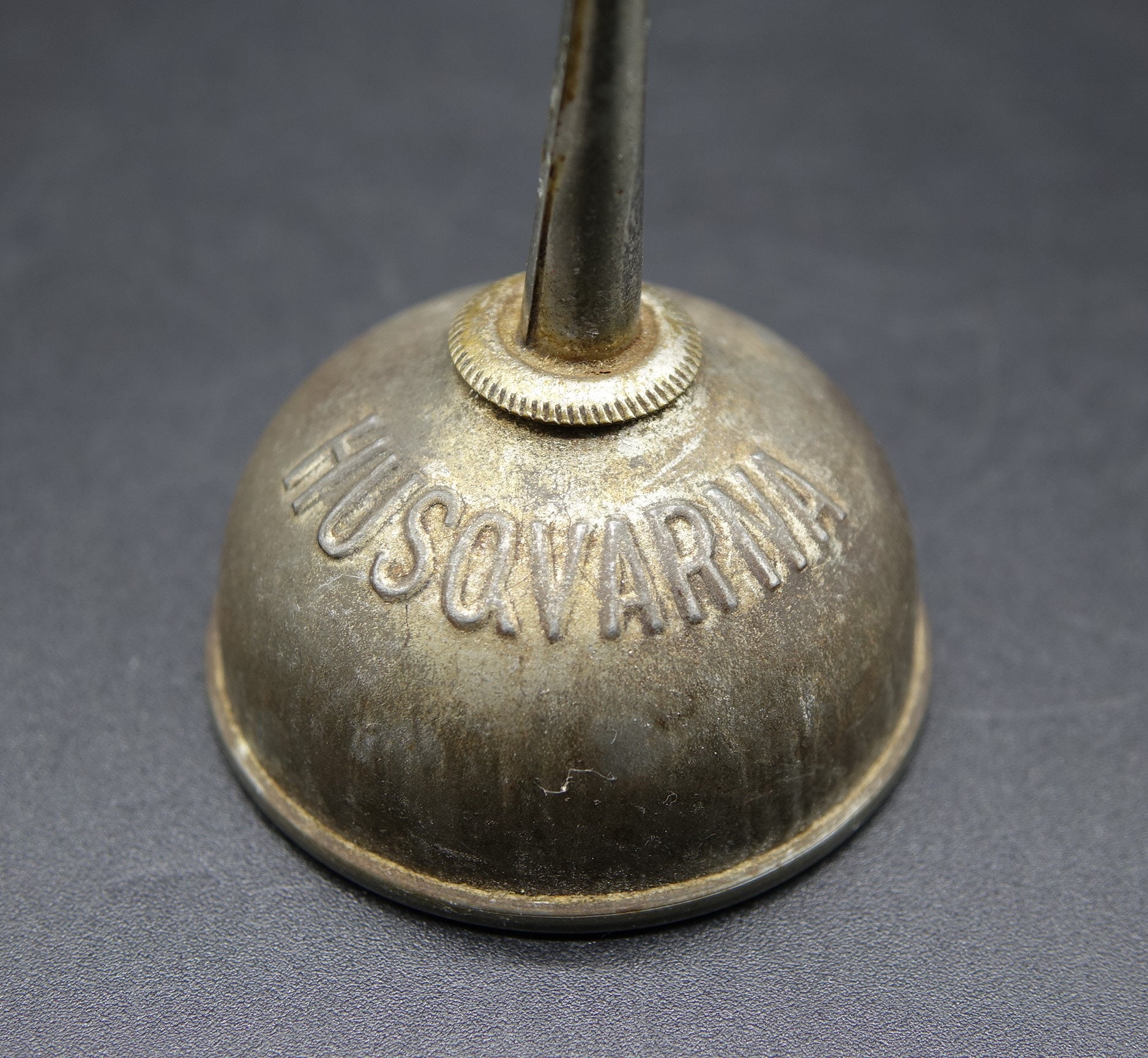 RARE Antique / Vintage Oiler / Oil Can / Oil Dispenser / Mechanic Metal ...